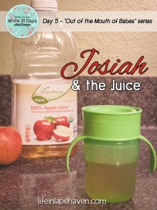 Josiah and the Juice - Life in Lape Haven