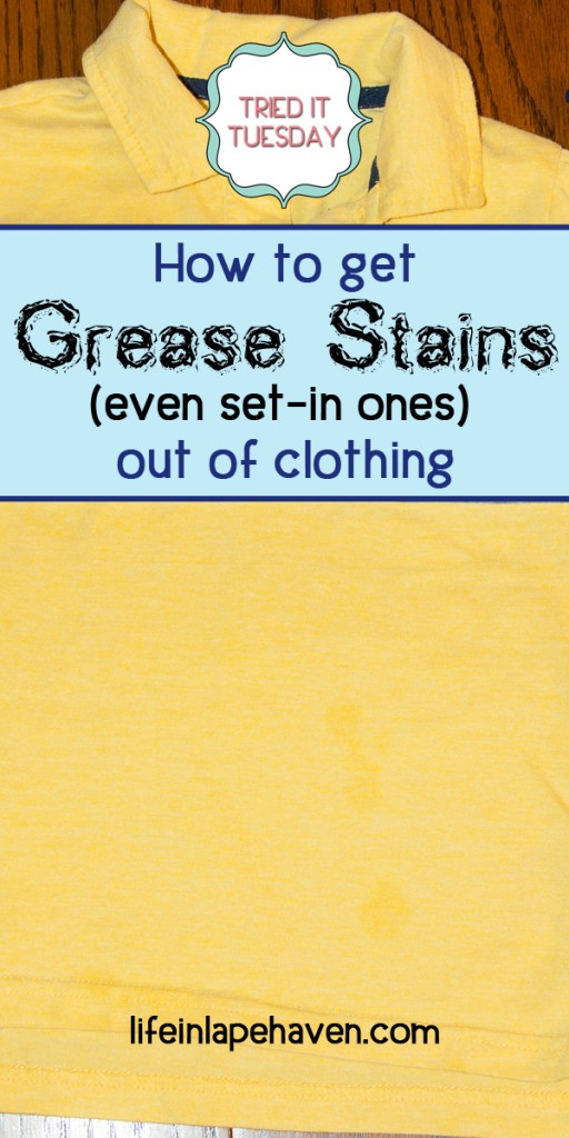 How to Get Grease Stains (Even Set-In Ones) Out of Clothing