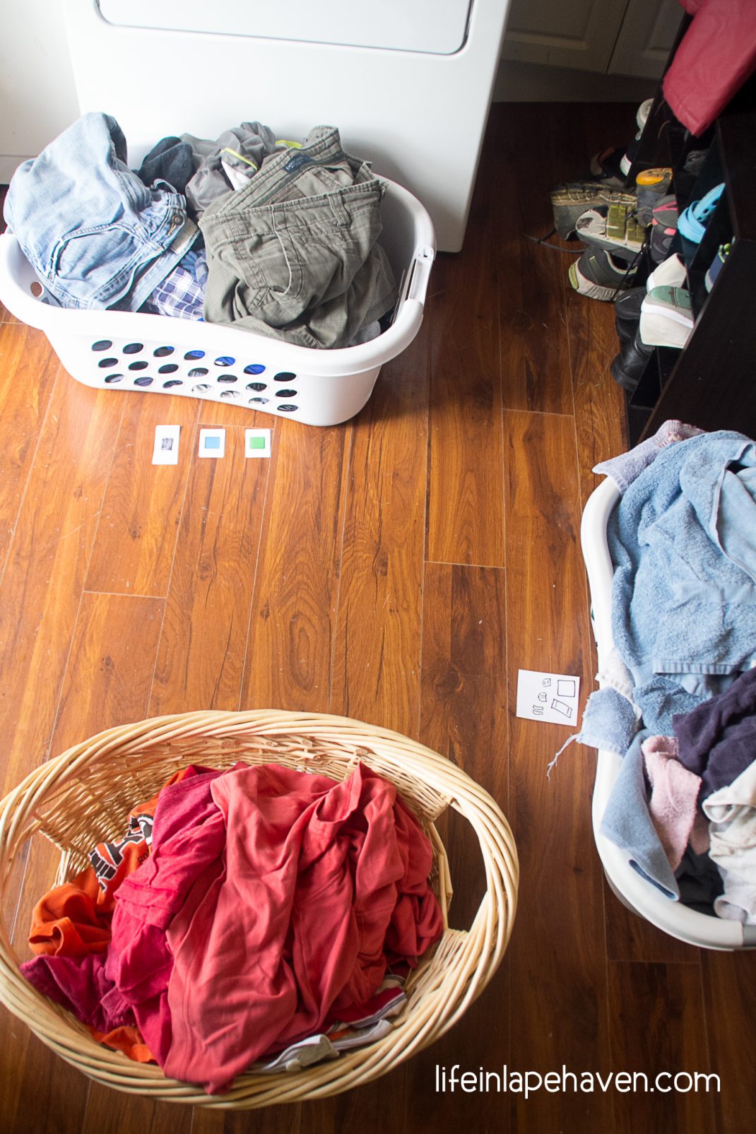 The Laundry Sorting "Game" - Life in Lape Haven