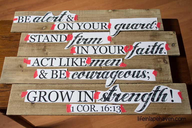 Tried It Tuesday: DIY Hand-Lettered Wooden Sign - Life in Lape Haven